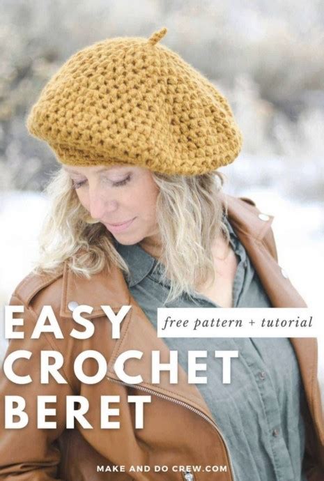 Easy Crochet Beret Pattern — Craftorator