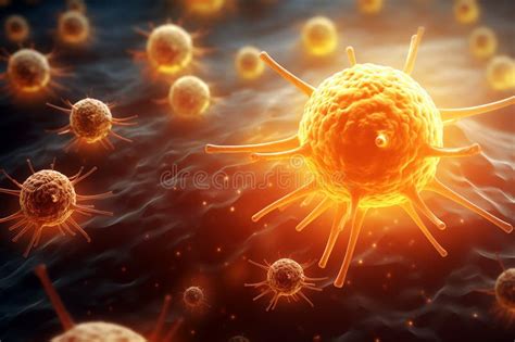 Close Up View Of Virus Like Particles Highlighting The Complex Structure And Menacing Presence