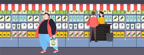 Cbd 제품을 구입하는 사람들 현대 대마초 가게 인테리어 마리화나 합법화 약물 소비 개념 수평 전체 길이 마리화나 판매점에 대한