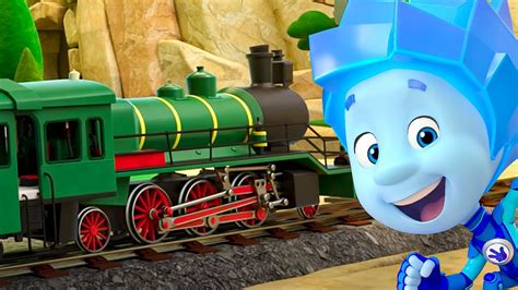 ПАРОВОЗ Новая серия I Фиксики Дай пять Бонус — сборник о транспорте Youtube