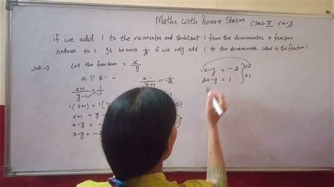 Class X Statement Sum Solved With Elimination Method Youtube