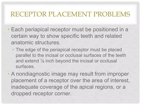 Chapter 20 Exposure And Technique Errors Ppt
