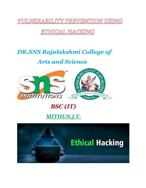 Bsc It Ethical Hacking Process And Types Pdf