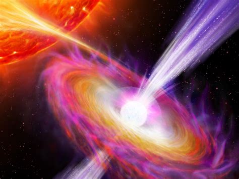 Almost At The Speed Of Light Jets From A Neutron Star Observed News