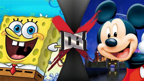 Spongebob Squarepants Vs Mickey Mouse By Ahmad2345light On Deviantart