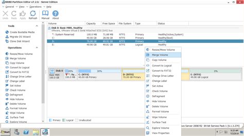 How To Merge Partitions In Windows Server 2008 R2 3 Clicks