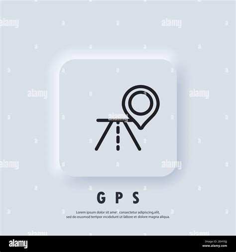 Gps Icon Map Pin Route Location And Map Pin Icon Vector Eps 10 Ui Icon Neumorphic Ui Ux