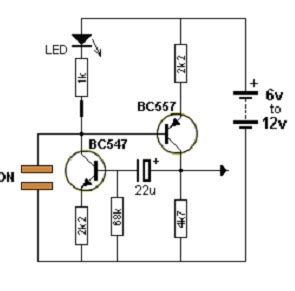 TOUCH SWITCHS Electronic Circuits Diagram