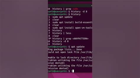 become a command super user learn about linux history and how it s stored in bash youtube