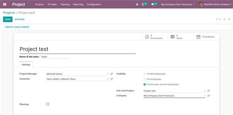 How To Invoice Project In Odoo