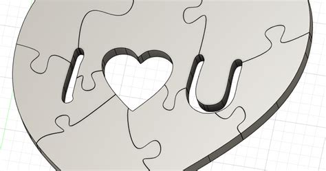 Heart Puzzle By Caro Download Free Stl Model