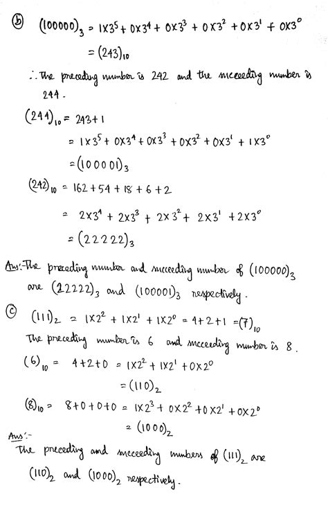 [solved] Find The Numeral Preceding And Succeeding Each Of The