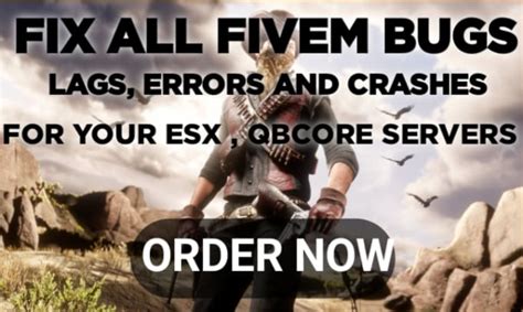 Fix Fivem Server Bugs Crashes And Script Error For Esx Or Qbcore Server By Craig Lewis Fiverr