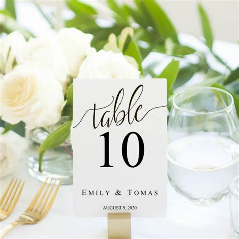 사용자 정의 웨딩 테이블 번호 현대 테이블 번호 웨딩 파티 표지판 개인 테이블 이름 기호 생일 파티명판 And 사인 Aliexpress