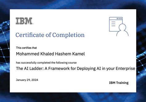 Mohammed Khaled Hashem Kamel On Linkedin Ai Ibmtraining Futureaiengineer Continuouslearning