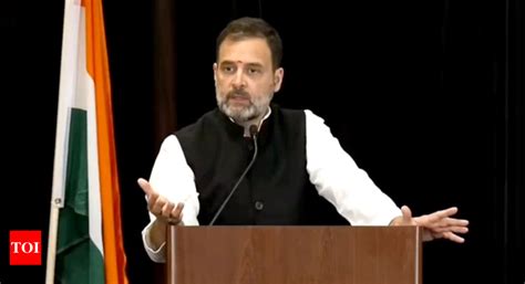 Rahul Gandhi In Washington Mocking Pm Modi In America Rahul Gandhi