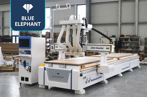 Pneumatic Multi Axis CNC Router At An Affordable Price Blue Elephant CNC