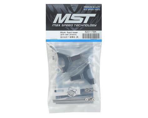 MST Alum Front Lower Arm Set Black MXS BK AMain Hobbies