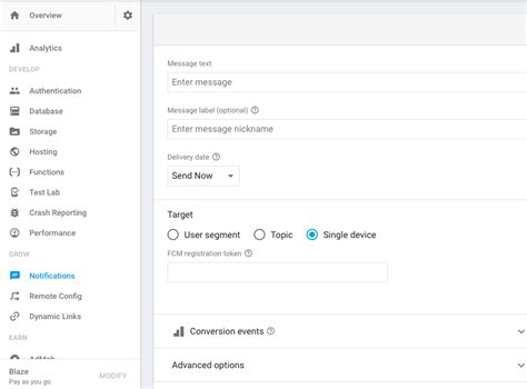 Android Unable To Send Data Message Using Firebase Console Stack