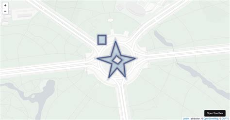 Leaflet Polygon Multiple Borders Codesandbox