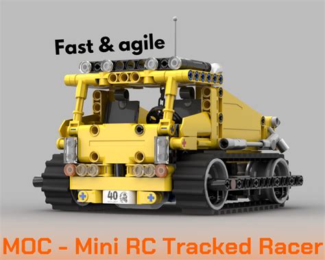 Lego Moc Rc Mini Tracked Racer By Mic8per Rebrickable Build With Lego