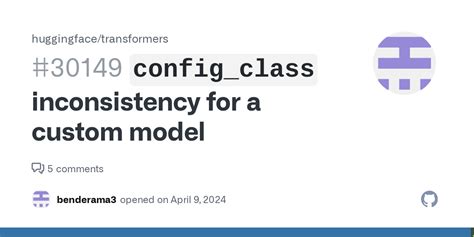 `configclass` Inconsistency For A Custom Model · Issue 30149