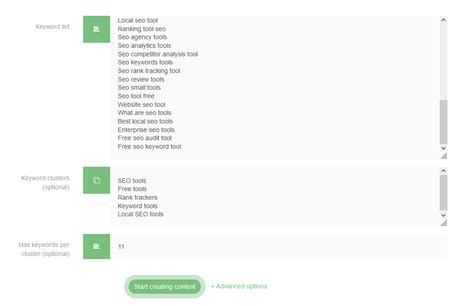 Keyword Cluster Tool → Keyword Grouper