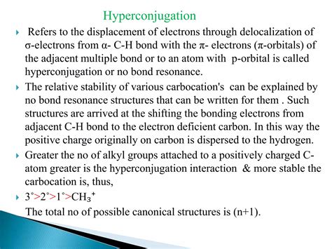 Electron Displacement Effect Pptx Chemistry Science