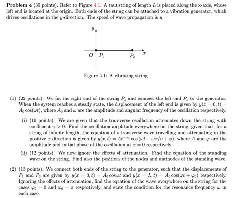 solved problem 4 35 points refer to figure 4 1 a taut
