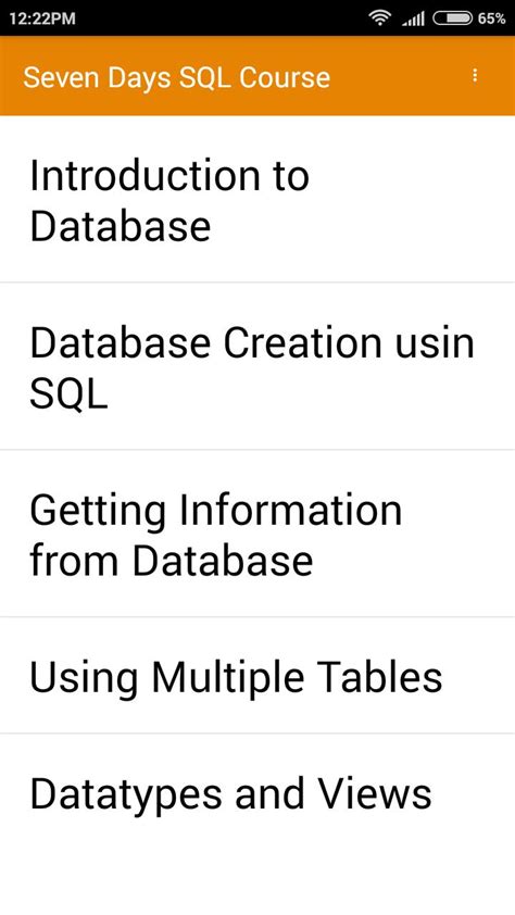 Learn Sql In 7 Days Apk For Android Download