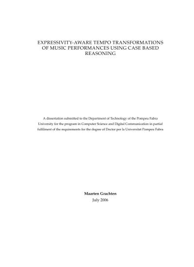 Modeling The Ground Truth Large Scale Evaluation Of Tempo Transformations