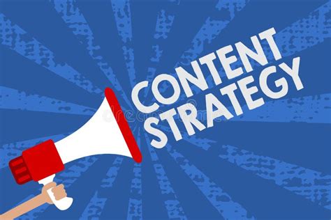 Handwriting Text Content Strategy Concept Meaning Create Marketing Plan Using Good Photos And