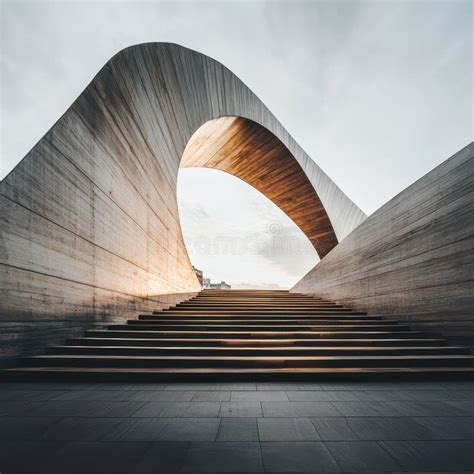 Modern Architectural Structure At Sunset In A City Stock Image Image Of Elegance Urban 372460403