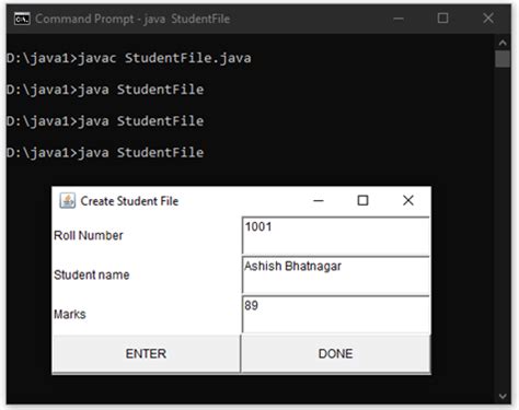 Interactive Input And Output In File Handling