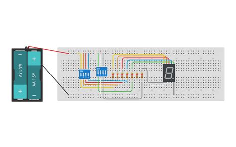 Circuit Design Visualizador De 7 Segmentos Paola Sanchez Sanchez 3e