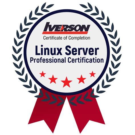 linux server professional certification credly