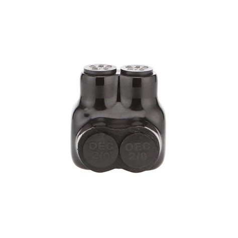 commercial electric 14 awg to 2 0 awg dual rated 2 port 1 sided entry