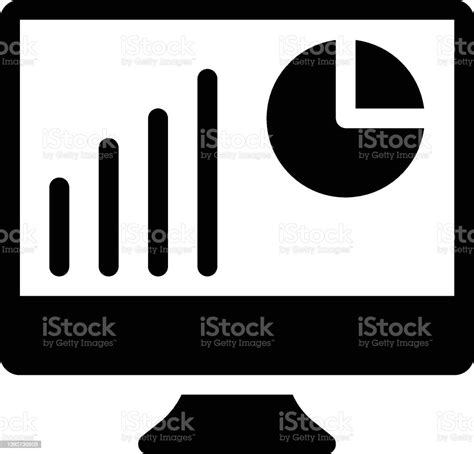 Screen Chart Stock Illustration Download Image Now Backgrounds Business Computer Graphic
