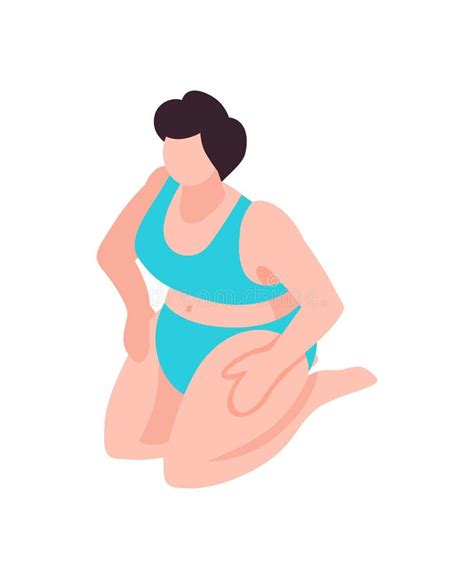 Plus Size Woman Poster Stock Vector Illustration Of Elegant 135847525
