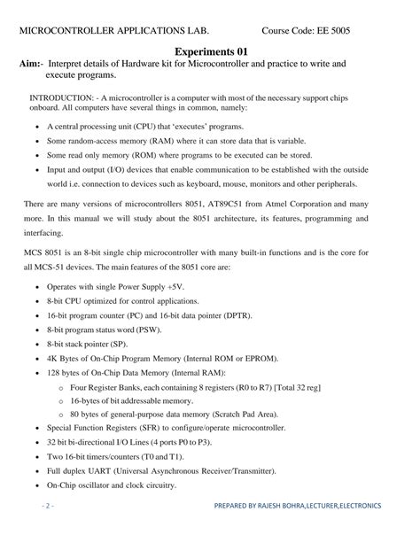 Solution Ee Microcontroller Application Lab Studypool