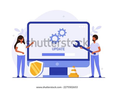 System Web Application Upgrade Procedure Concept Stock Vector Royalty Free 2275502653
