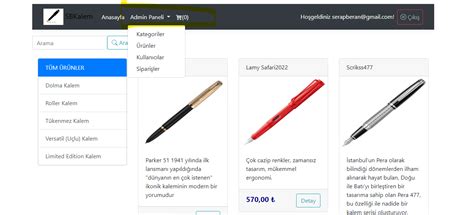 Github Serapberane Ticaret Sitesi Asp Net Core Mvc 5 Bootstrap5