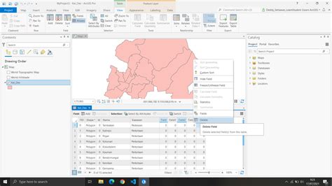 solved delete multiple fields quickly esri community