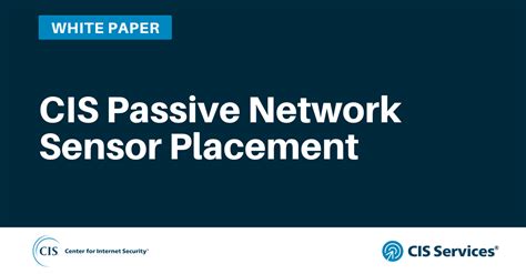 cis passive network sensor placement