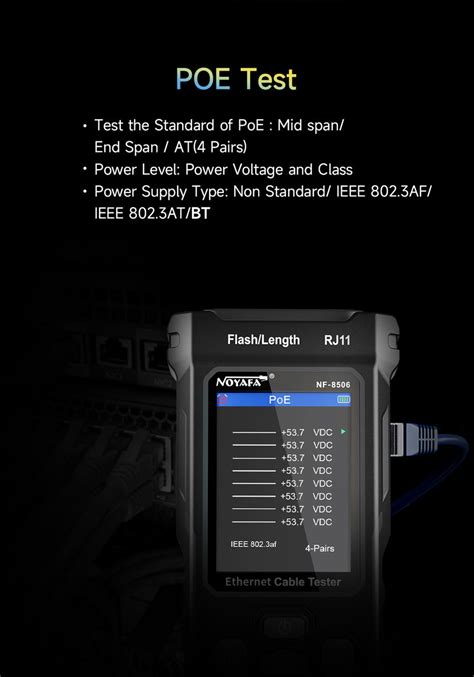 Nf 8506 Multi Function Cable Tester Noyafa Hk Technology Co Limited