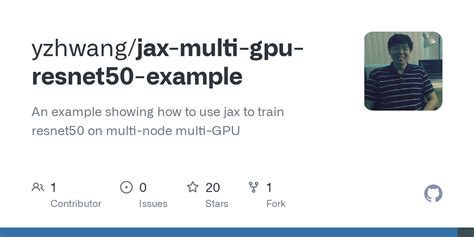 Github Yzhwangjax Multi Gpu Resnet50 Example An Example Showing How To Use Jax To Train