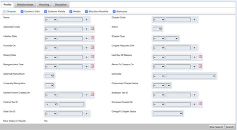 Managing Your Chapter Searches Compass