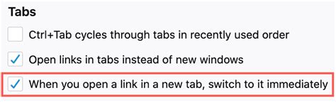 How To Automatically Make New Tabs Active In Safari Firefox And Chrome