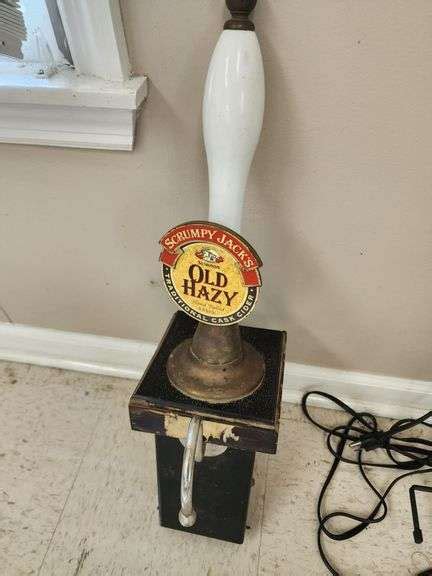 Scrumpy Jacks Old Hazy Cask Cider Beer Tap And Handle Iron Horse Auction Company Scrumpy Jacks Old Hazy Cask Cider Beer Tap And Handle Iron Horse Auction Company