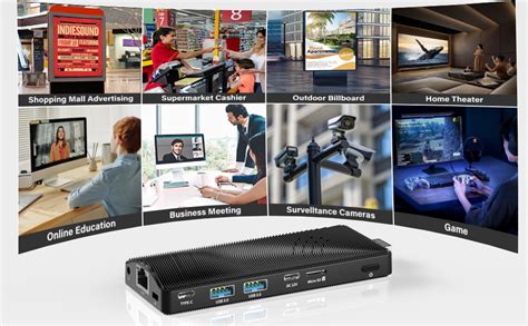 Ouuoee Mini Pc Stick Fanless Celeron J4105 8gb Ram 128gb Storage Micro Computer